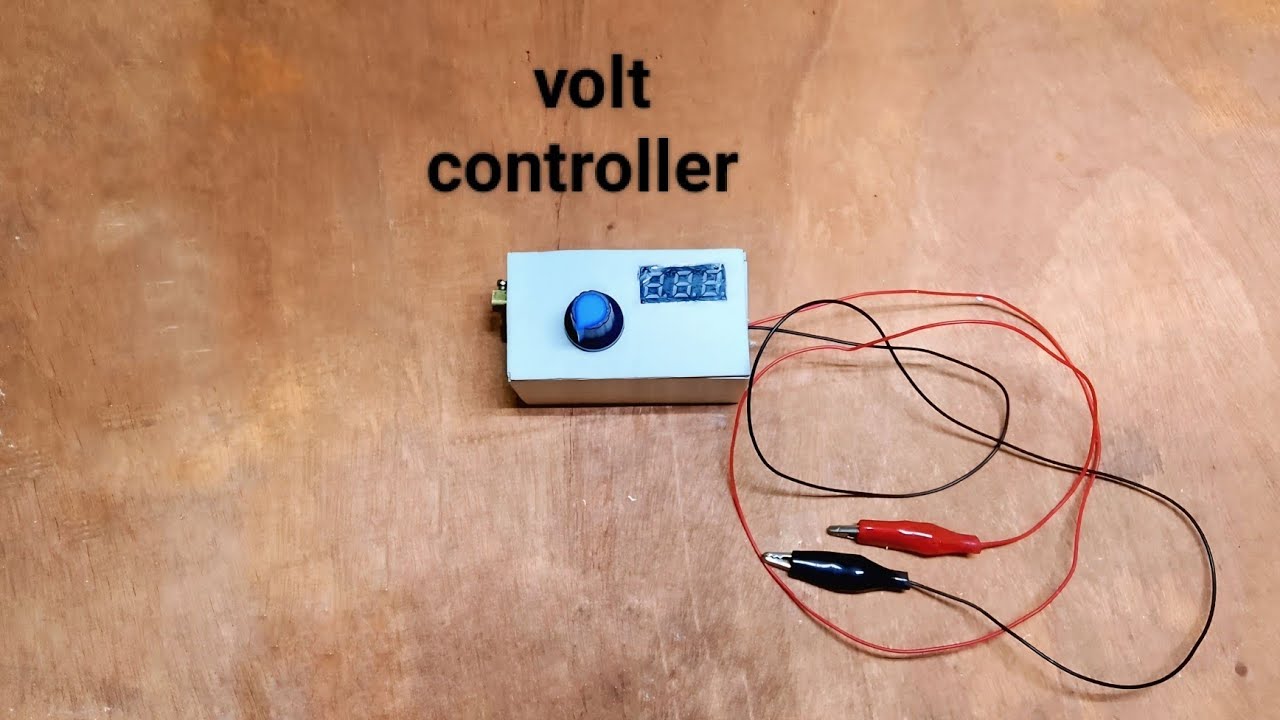 How to make dc mini volt controller / volt meter / 1v35v controller ...