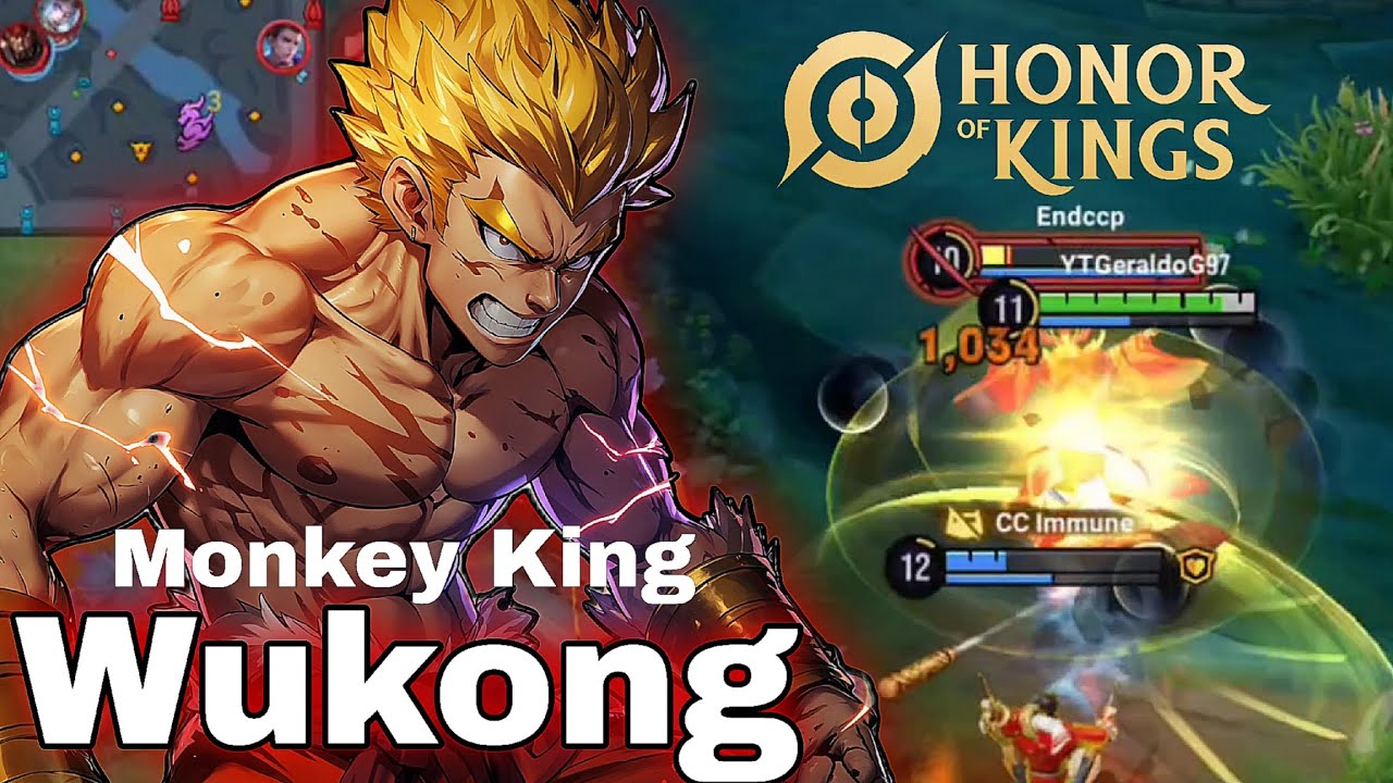 Hok: Wukong Clash Line Solo Rank Hardest match - YouTube