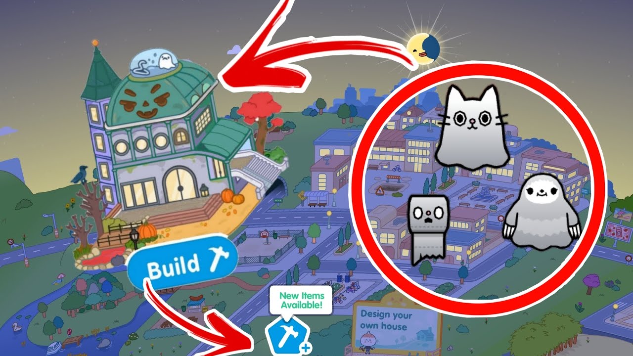 NEW GHOST 👻 SECRET AND HACKS | TOCA BOCA | TOCA LIFE WORLD | TOCA LIFE ...