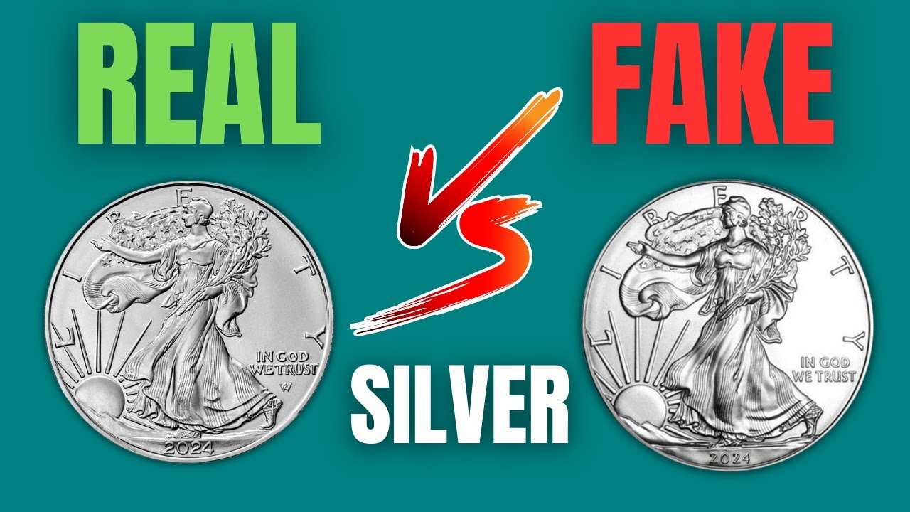 Real v Fake American Silver Eagle Coins 2024 - What to look for, including graded ones - YouTube