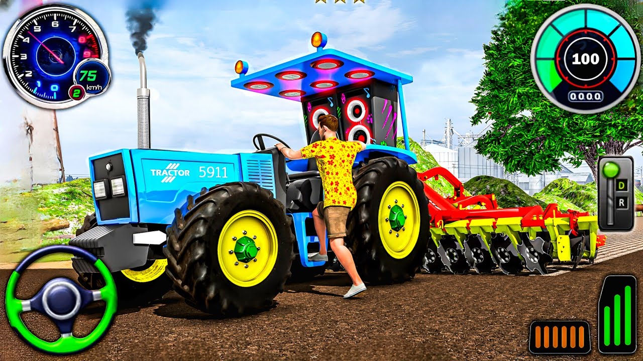Real Indian Tractor Simulator 2025 - Indian Farming Transport ...