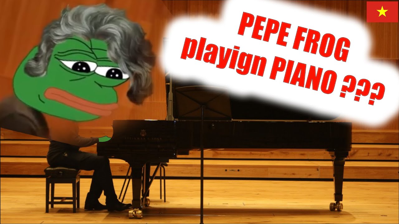 Pepe The Frog Playing piano | PEPE MEME WORLD - YouTube