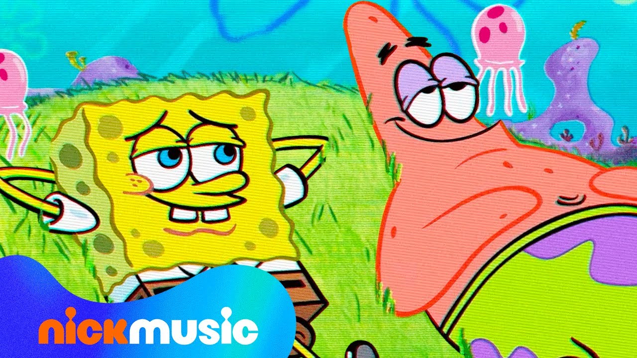 SpongeBob & Patrick Relax to LoFi Vibes 🎶 | Nick Music - YouTube