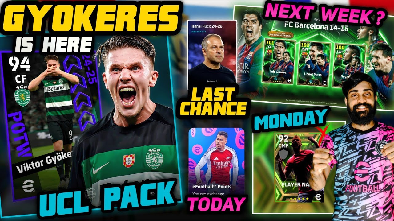 Viktor Gyökeres UCL Pack Is Here💥| MSN, Flick Pack, Black Friday Next Week? | E-Point Shop ...