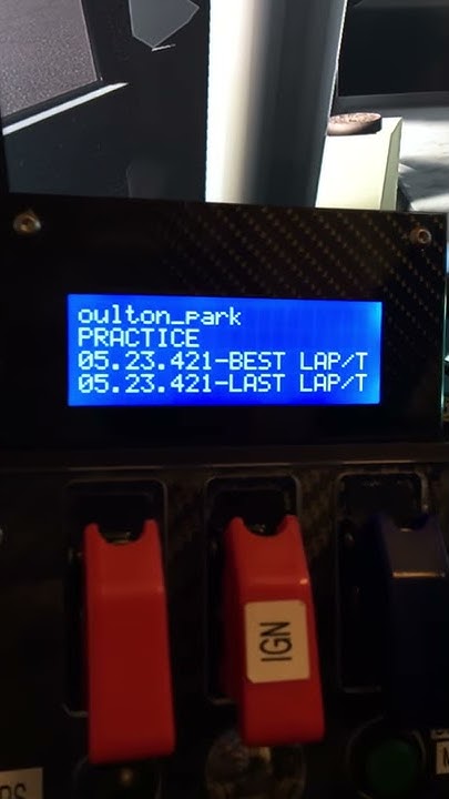 Lcd dash-simhub - YouTube