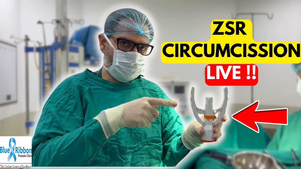 Circumcision for Phimosis or tight foreskin | The painless ZSR stapler ! - YouTube
