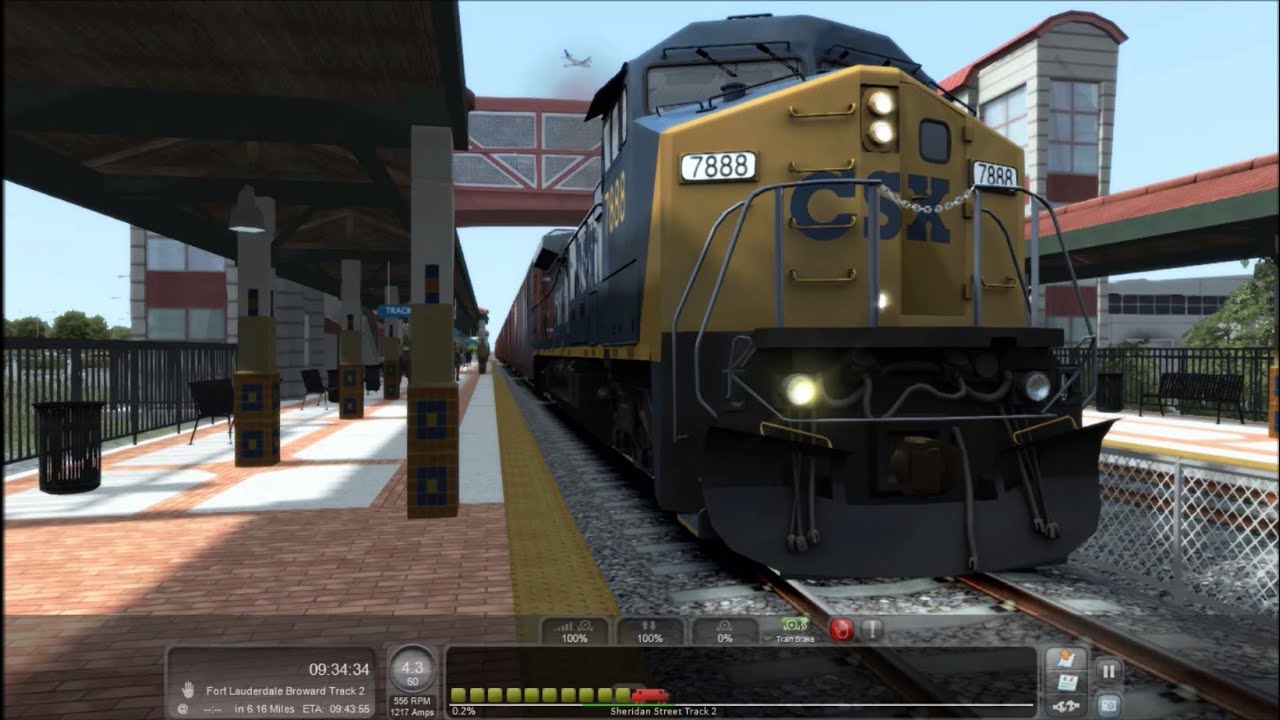 Train Simulator 2016 HD: CSX Dash 8 (C40-8W) Physics Mod Brake Fix ...
