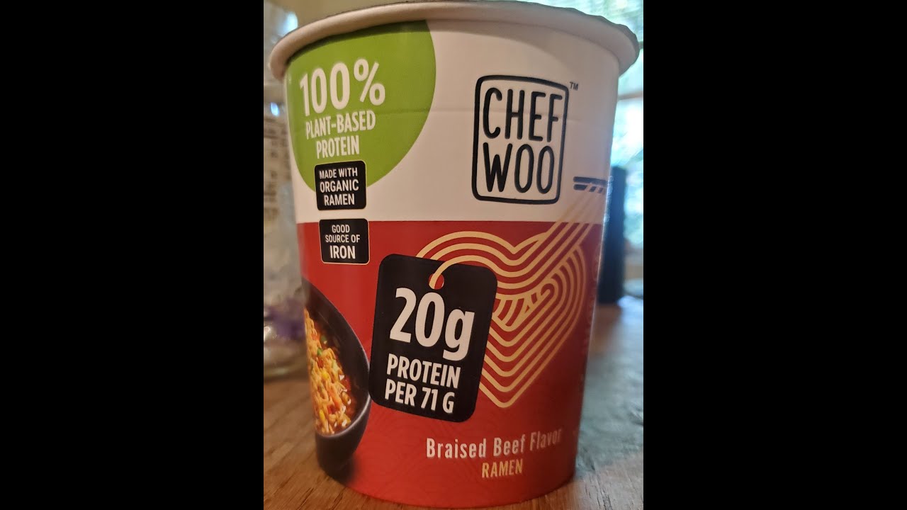Chef Woo Braised Beef Flavor Ramen Review - YouTube