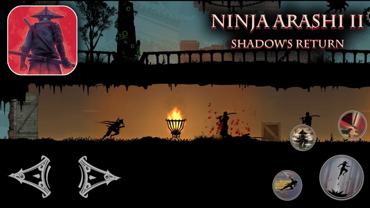 Ninja Arashi 2 Shadow's Return Gameplay Walkthrough Part 1 (iOS, Android) - YouTube
