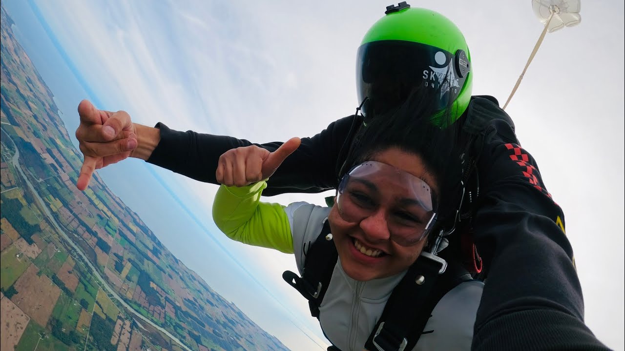 Fly like a bird..skydiving..! - YouTube