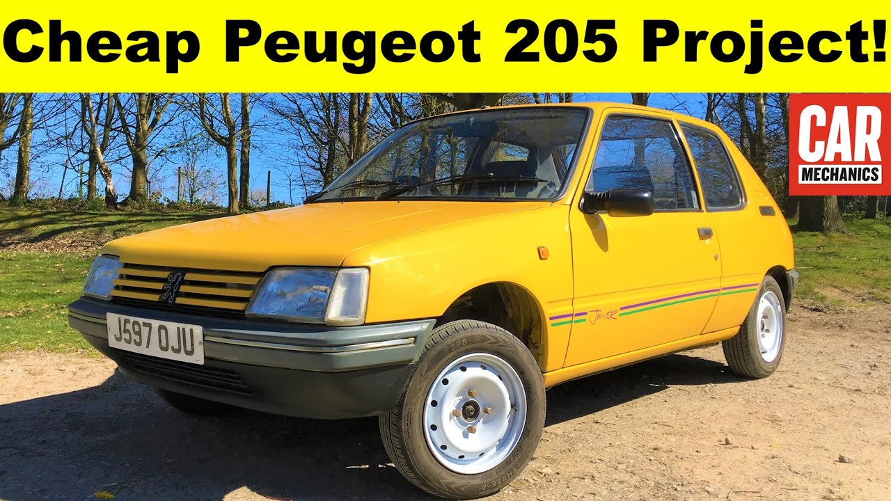 Budget Peugeot 205 Project Car! 200,000 Mile Cheap Classic! - YouTube