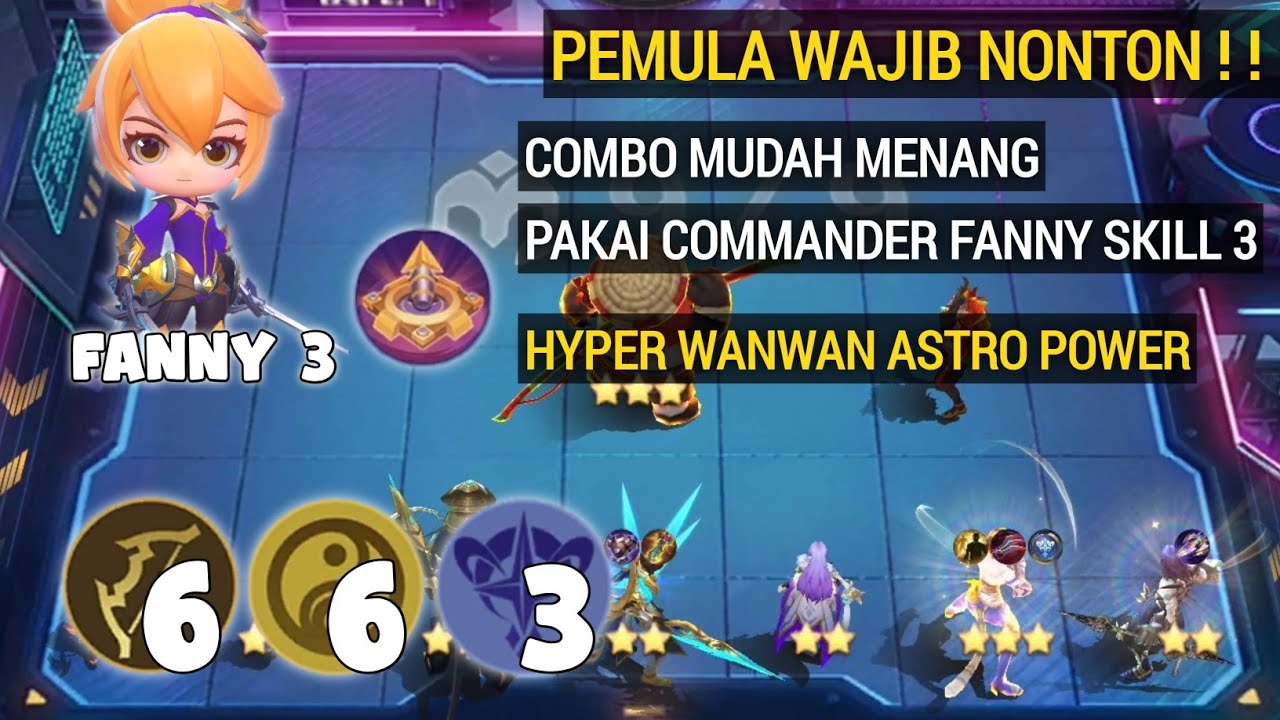 NEW GAMEPLAY FANNY 3 | COMBO MUDAH MENANG PAKAI COMMANDER FANNY SKILL 3 ...