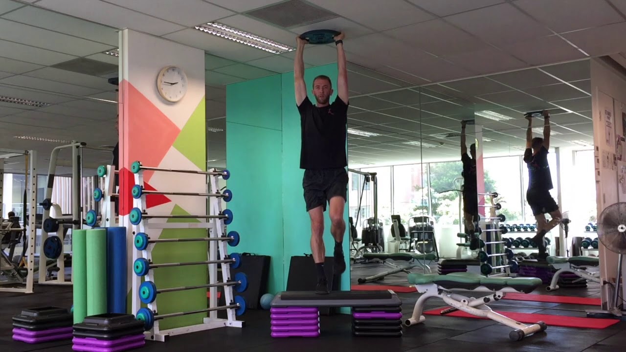 Overhead Step-up A-Stance - YouTube