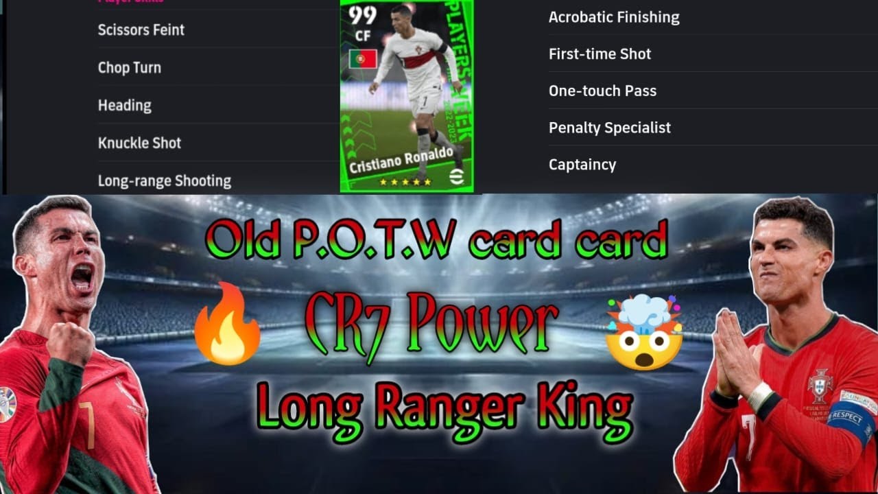 Cr7 - The King Of The Long-Range | Cristiano Ronaldo | P.O.T.W Card ...