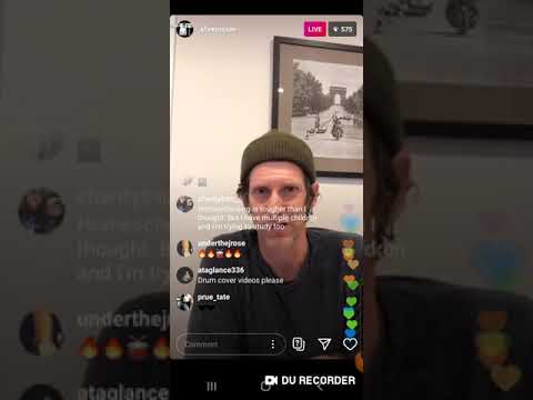 Adam Carson Instagram Live on April 22nd 2020