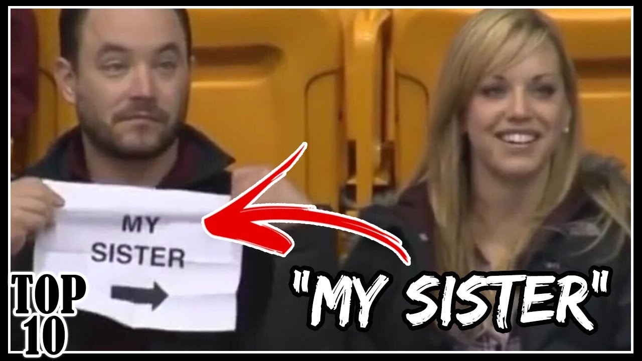 Top 10 Funny Kiss Cam Fails Youtube