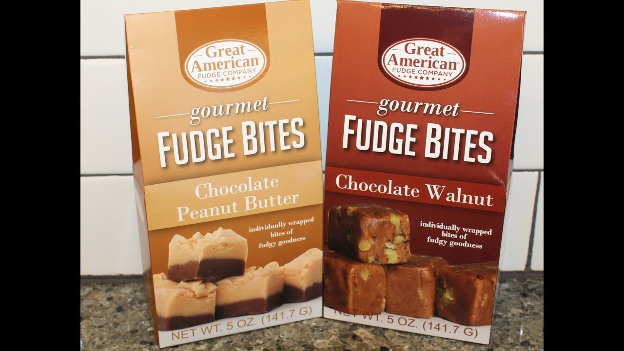 Great American Fudge Company Fudge Bites: Chocolate Peanut Butter ...