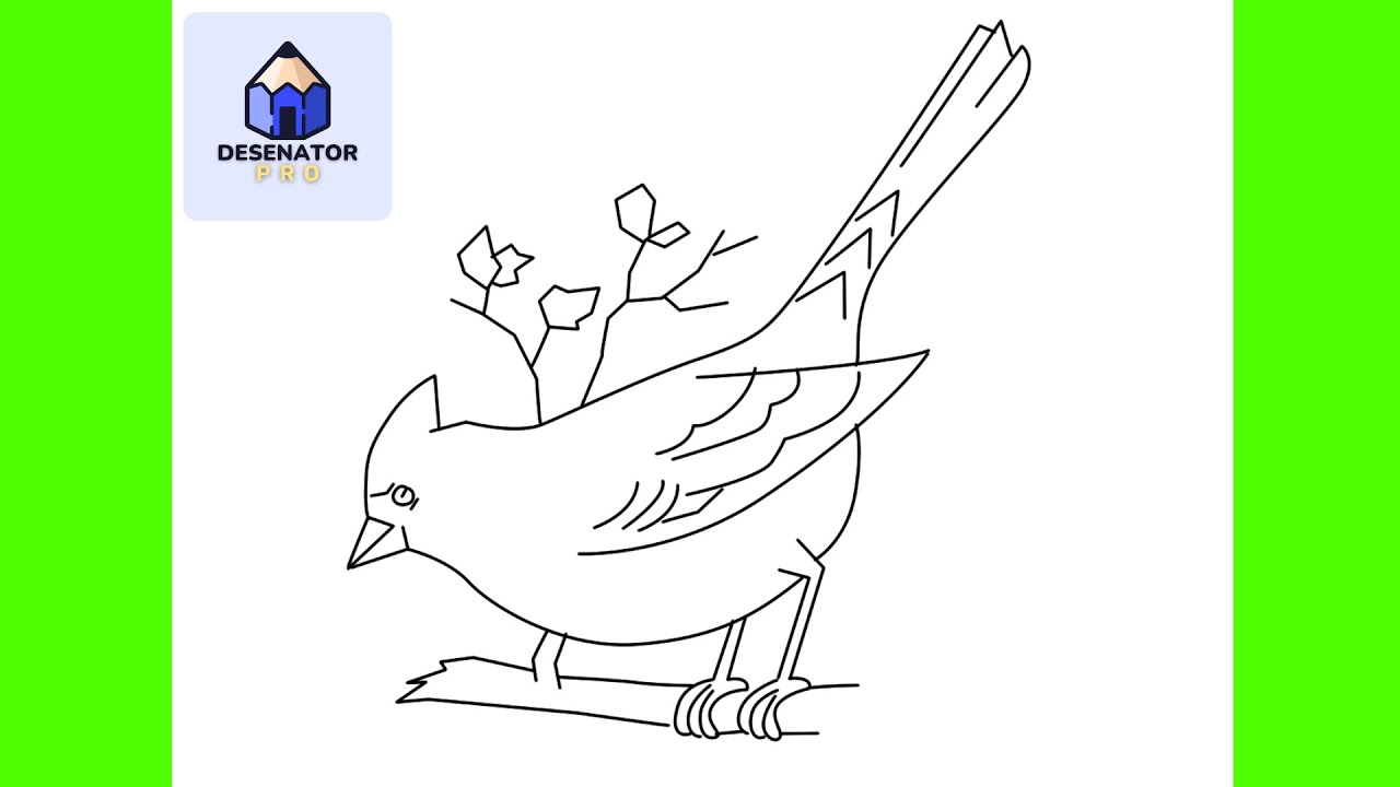 Cum Să Desenezi O RÂNDUNICĂ (Pasăre) | Usor Pas cu Pas Tutorial pentru ...