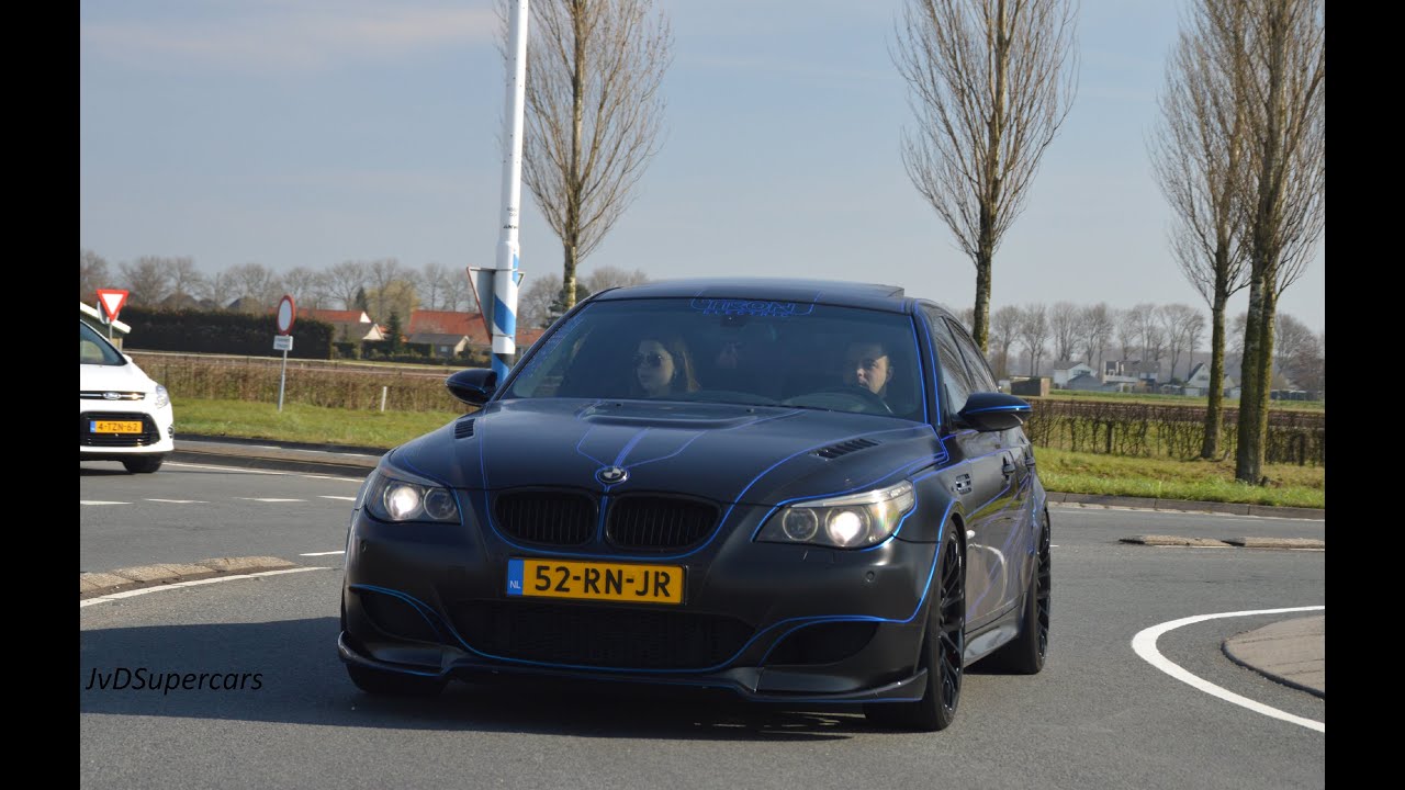 Tuned BMW M5 E60's - LOUD Accelerations! INSANE V10 Sound! - YouTube