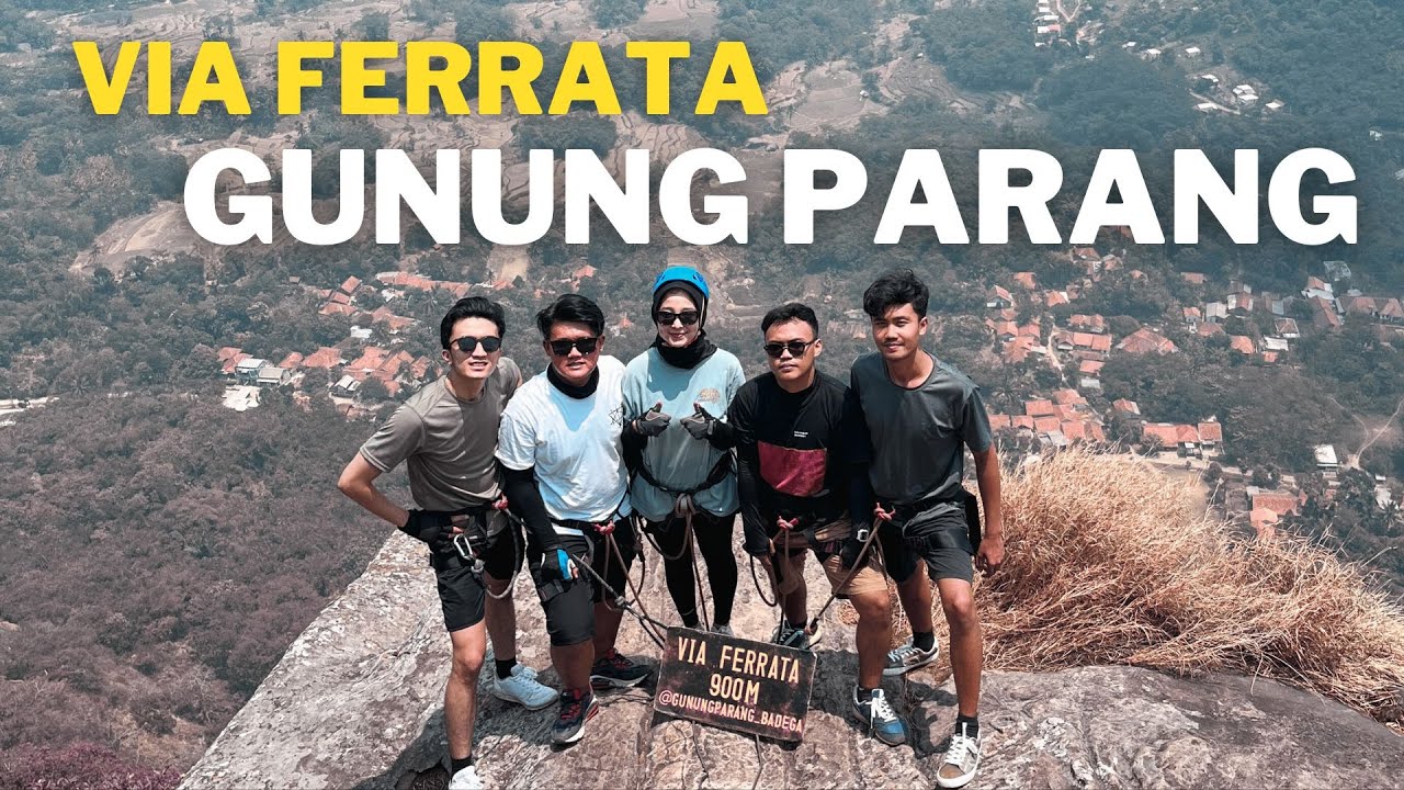 Tips mendaki via ferrata Gunung Parang - YouTube