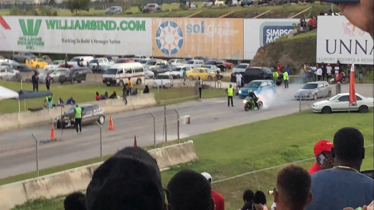 Boosted Mitsubishi Colt Destroys Bike in 1/8 mile Drag Race in Barbados ...