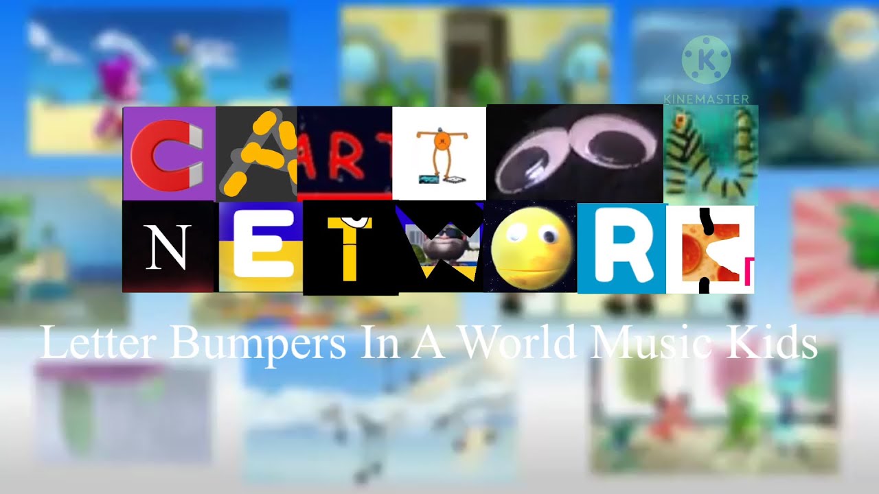 Cartoon Network Letter Bumpers In A World Music Kids - YouTube