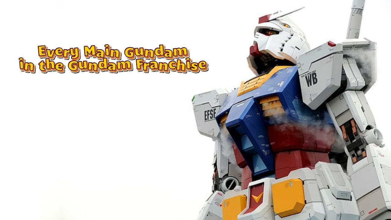 Every Main Gundam in the Gundam Franchise - YouTube