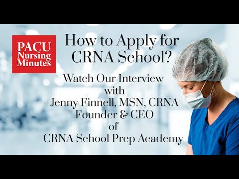 Learn How to Prepare for CRNA School, Our Interview with CRNA School ...