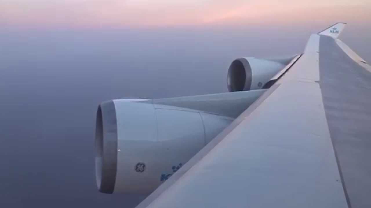Sunset Take-Off From Curacao On KLM 747 - YouTube