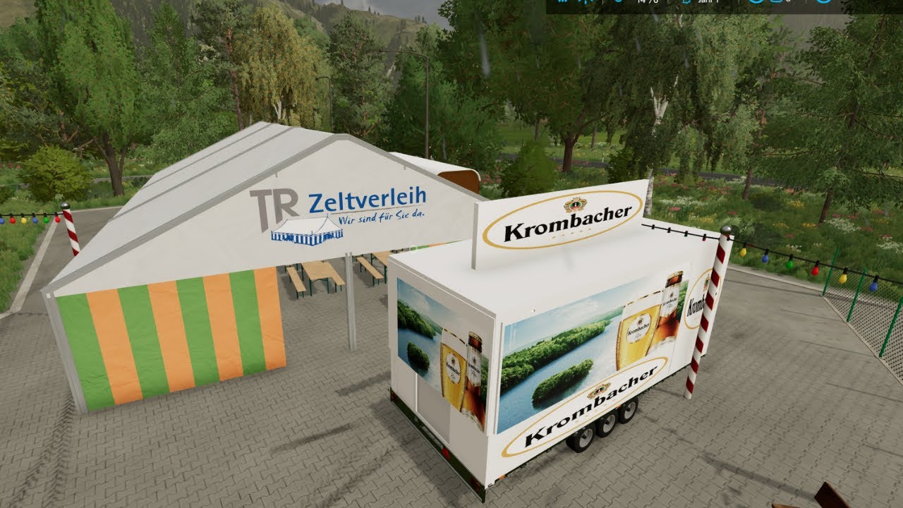 FS22 Kirmes die ersten Wagen kommen #fs22 #mods #download - YouTube