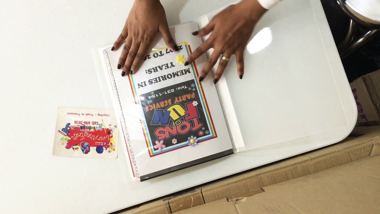 Scrapbooking with Newspapers and pics Feb. 2019 - YouTube