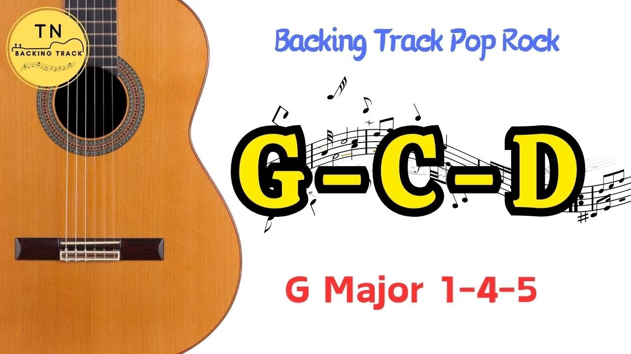 Rock Pop Backing Track G Major 1 4 5 G C D | TN Backing Track - YouTube