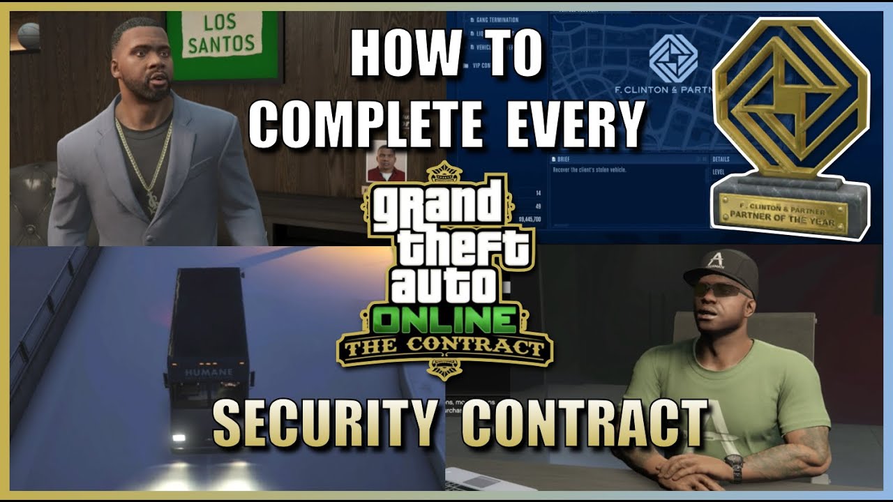 How to Complete ALL Security Contract Missions | Ultimate In Depth ...