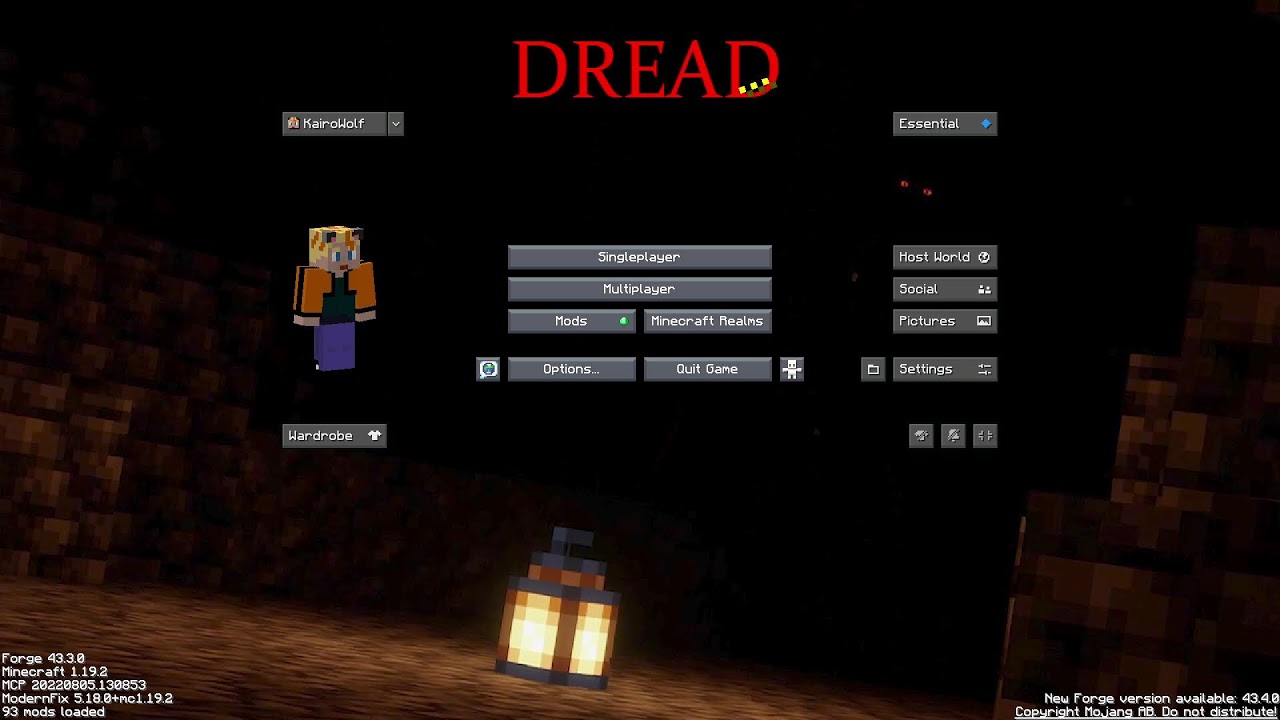 I'm going to "lose" over and over.. | Minecraft Dread (Modpack) Ep. 1 ...