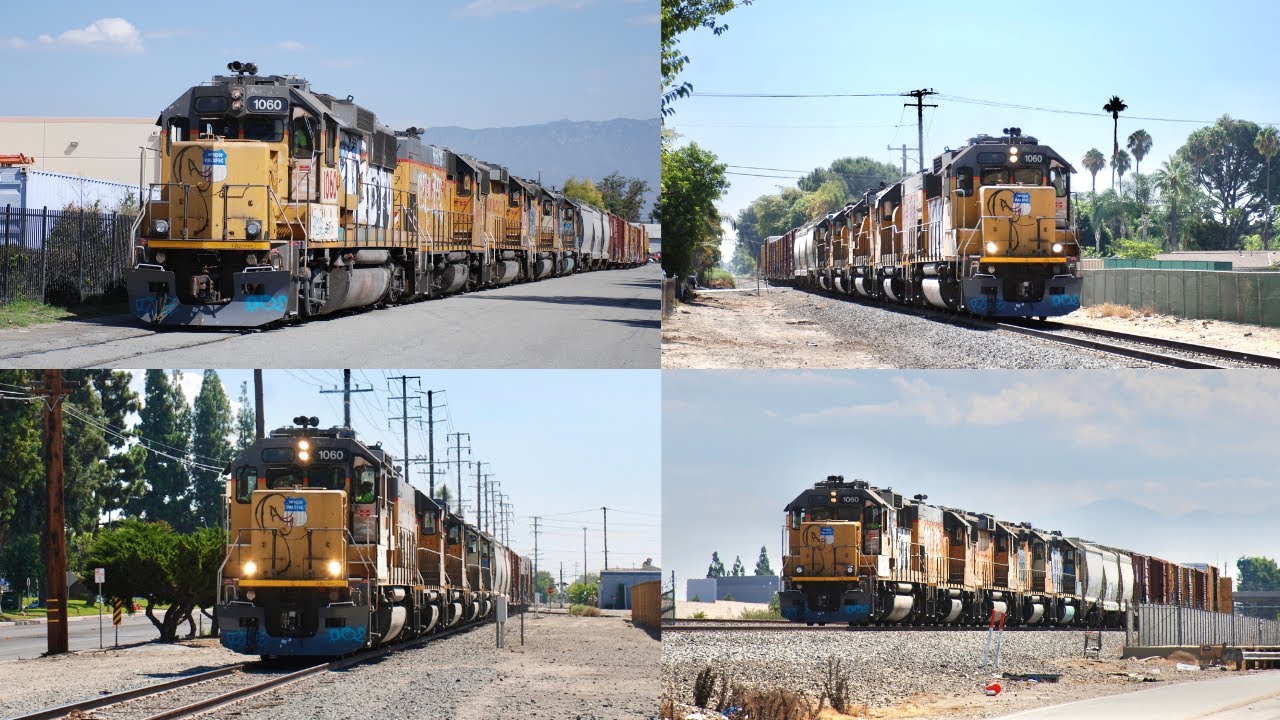 UP Chino Local on the Union Pacific Chino Branch 8/17/2022 - YouTube