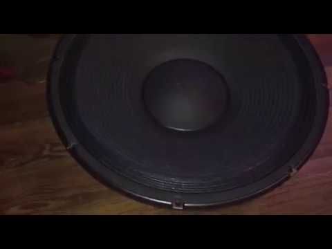 RCF LF15G401 Freeair-Fullrange Test. 1200W bridged 8 Ohm, Hypex nCore ...