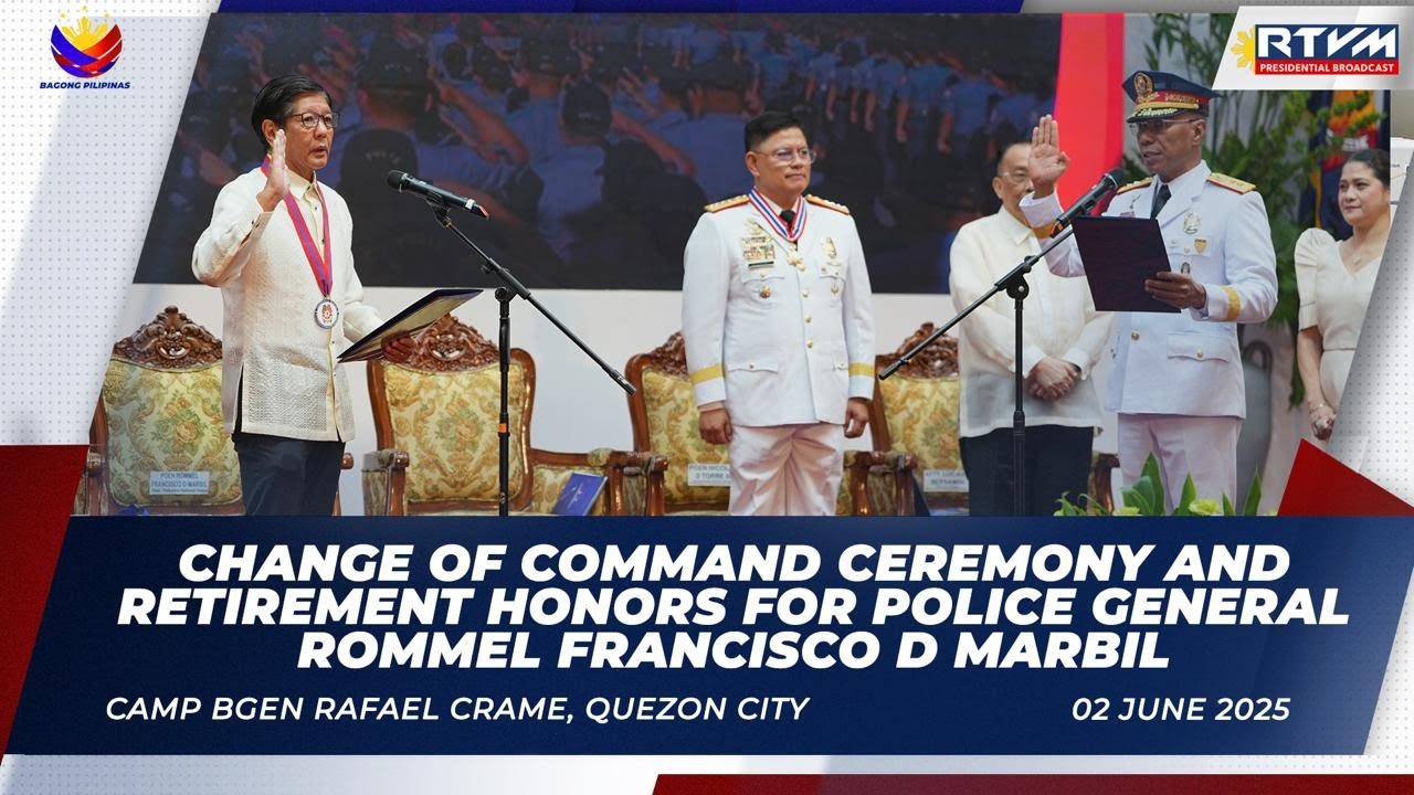 Change of Command Ceremony and Retirement Honors for PGen Rommel ...