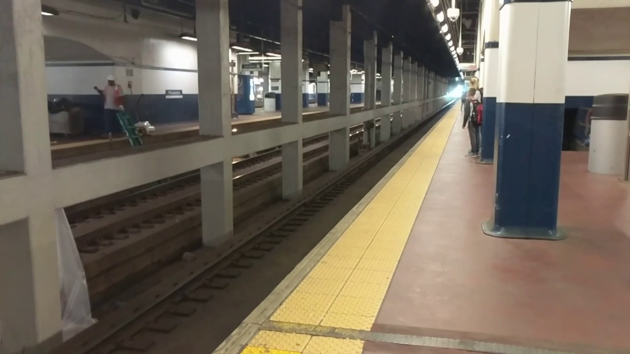 HD Amtrak Northeast Regional Arrives at Nighttime at Philadelphia 30th ...