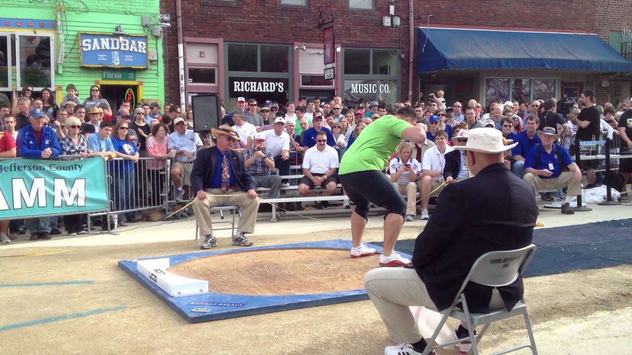 KU Relays Downtown Shot Put 2012 Justin Rodhe 1 of 6 - YouTube