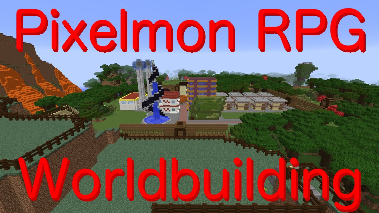 Pixelmon Worldbuilding #5 Poke City - YouTube