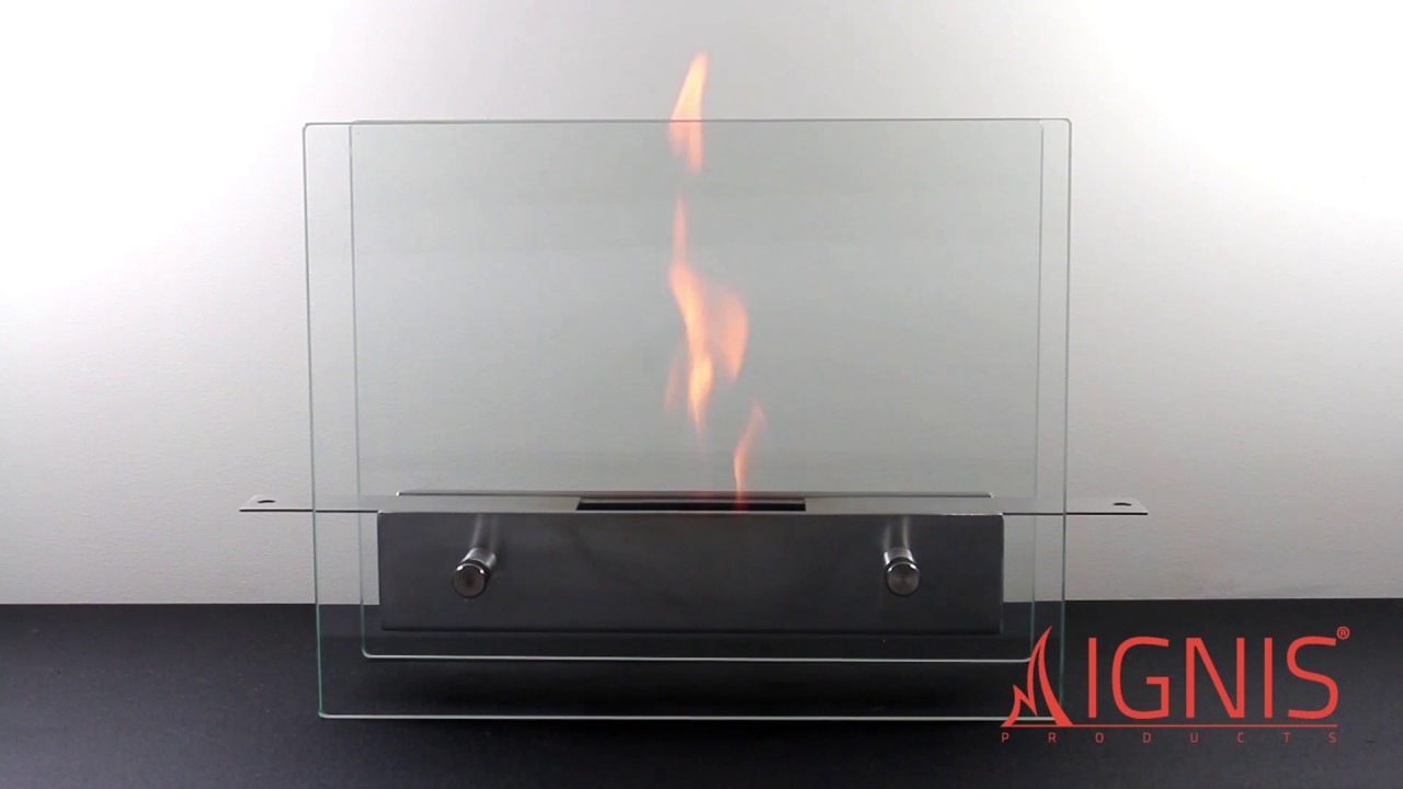 Ignis Tab Tabletop Ventless Ethanol Fireplace - TTF-021 - YouTube