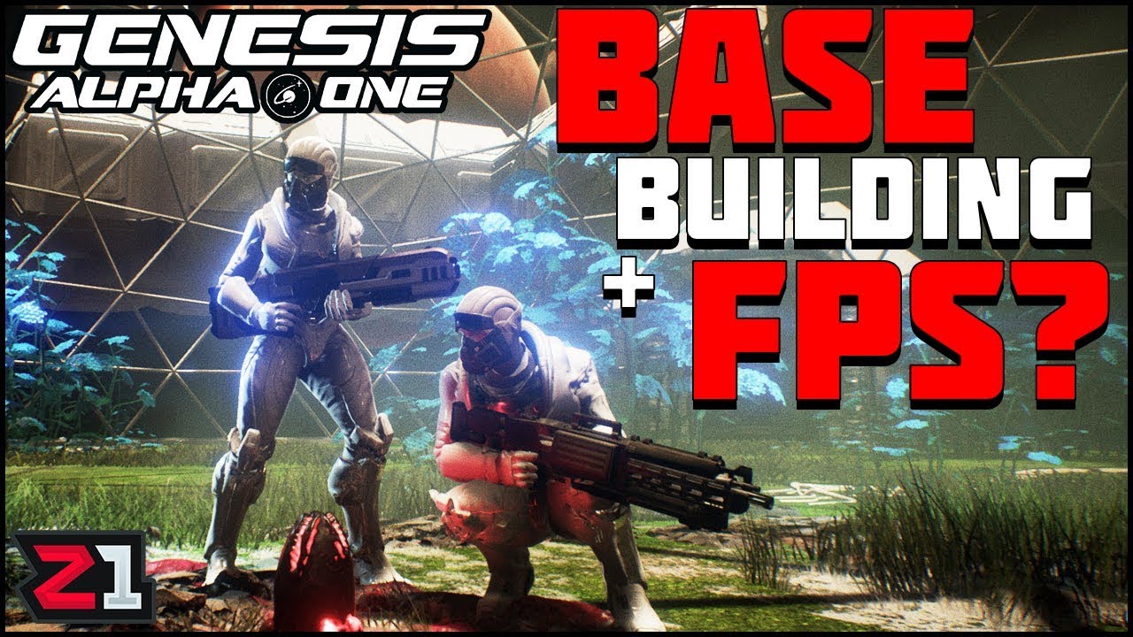 Genesis Alpha One Gameplay First Look! Base Building Meets FPS? Can It ...