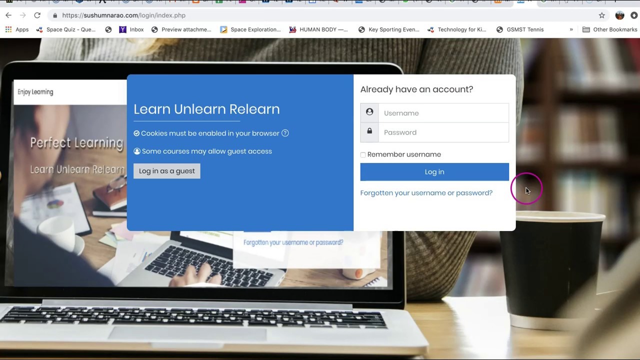 How to display login page directly on Moodle page - YouTube
