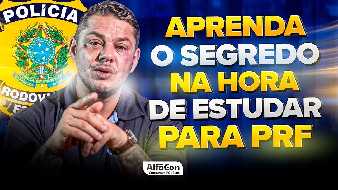 Concurso PRF 2023: Como estudar para a Polícia Rodoviária Federal ...