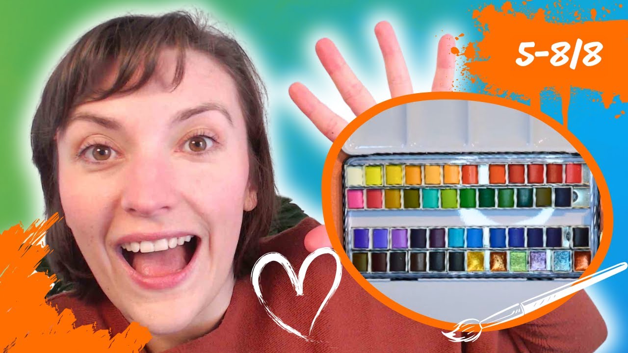 Watercolor Testing🌈: Let's Get Creative With Colors as Bright as a ...