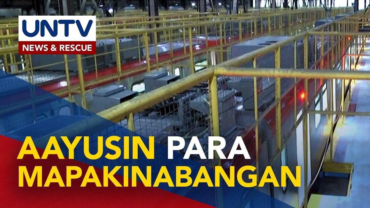 Mga depektibong bagon ng LRT-1, isasailalim sa roof rectification process – DOTr - YouTube