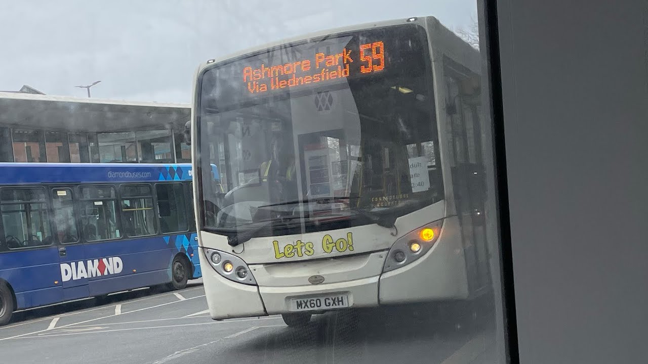 Limp mode! Lets Go Travel Express 56 MX60 GXH. Alexander Dennis ADL ...