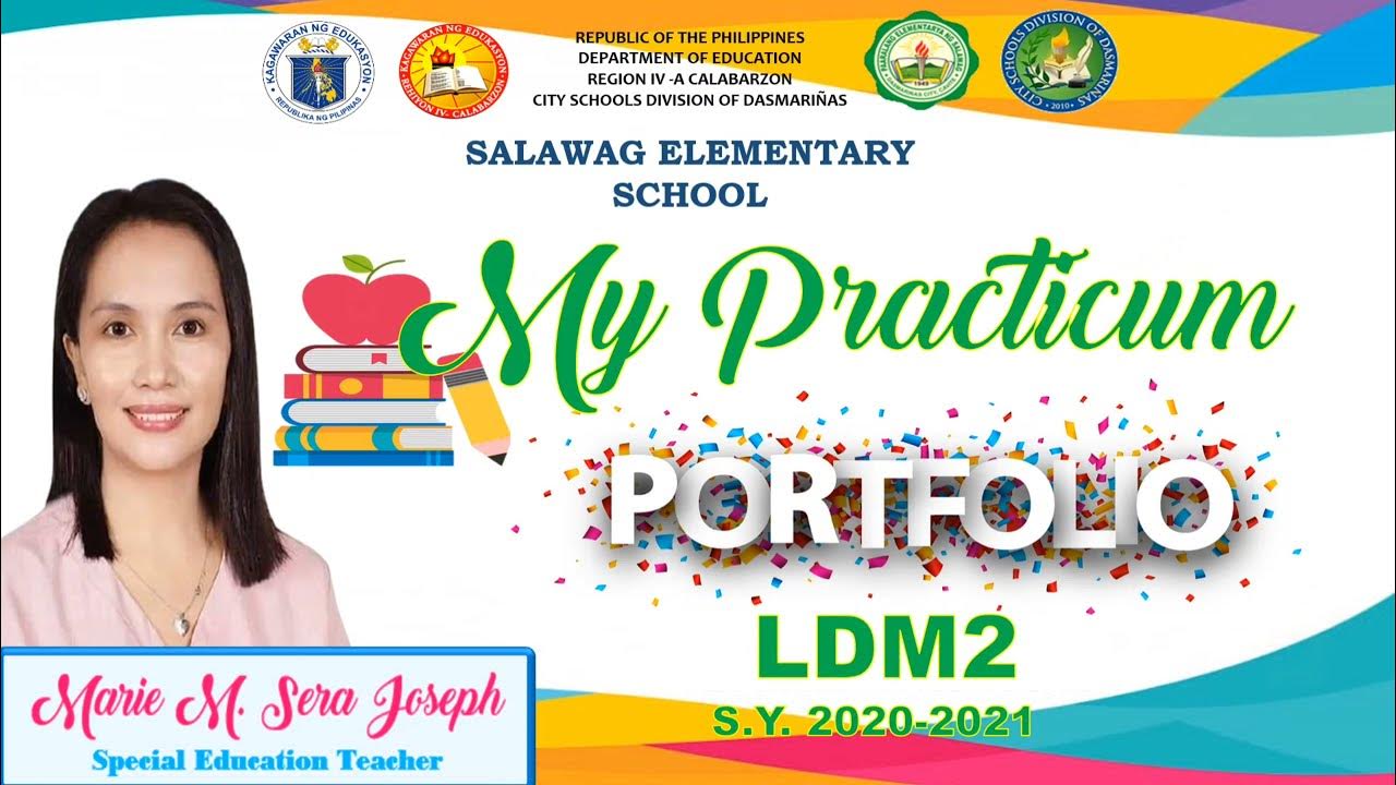 LDM2 TEACHER'S PRACTICUM PORTFOLIO - YouTube
