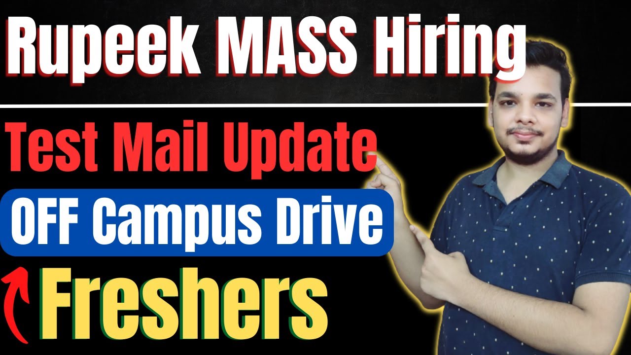 Rupeek Direct Hiring 2023-2024 Batch | OFF Campus Drive | 2021 | 2022 ...
