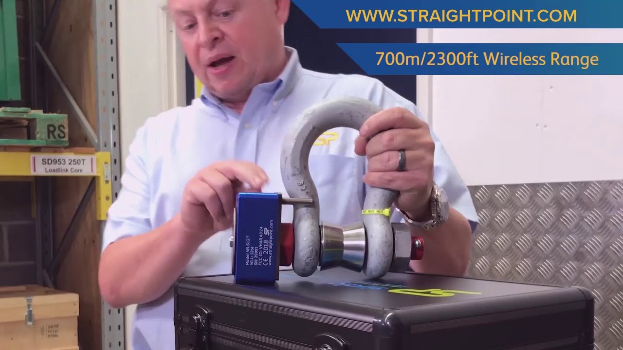 Straightpoint Loadshackle Wireless Shackle Load Cell - YouTube
